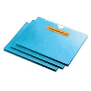 Post-it® Super Sticky Removable Label Roll, 1 x 700, Ora