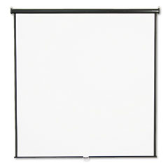 Quartet® Wall or Ceiling Projection Screen, 84 x 84, Whi