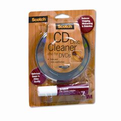 Scotch® Scotch CD/DVD Disc Cleaner Wipes & Spray Bottle