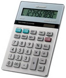 Sharp: Sharp EL-334MB Semi Desktop 10 Digit Calculator