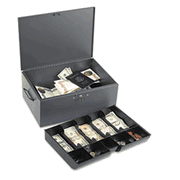 STEELMASTER® by MMF Industries™ Extra Large Cash Box wit