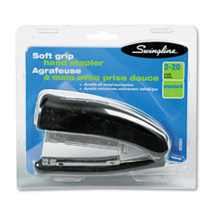 Swingline® Soft Grip Hand Stapler, 20-Sheet Capacity, Bl