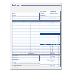 TOPS® Snap-Off Job Invoice Form, 8-1/2 x 11, Three-Part