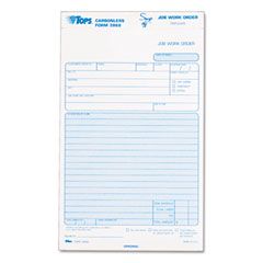 TOPS® Snap-Off Job Work Order Form, 5-1/2 x 8-1/2, Three