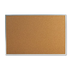 Universal® Bulletin Board, Natural Cork, 36 x 24, Satin-