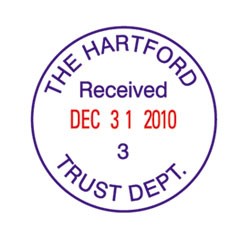 Xstamper® Custom VXeDater Round Date Stamp, Pre-Inked, F