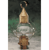 612 Brass Traditions Large Hanging Onion Light