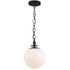 Visual Comfort Studio TP1031AI Medium Pendant in Aged Iron