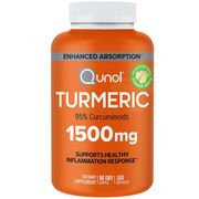 Qunol Turmeric, 95% Curcuminoids, 180 Capsules - GifteSpot.com
