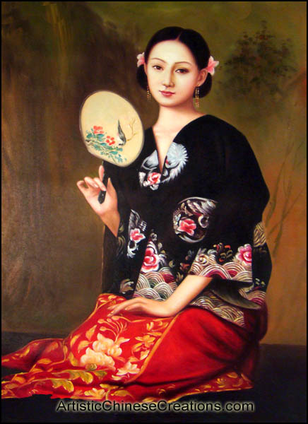 Chinese Oil Paintings, Traditional Oil painting, Chinese Wall Decor