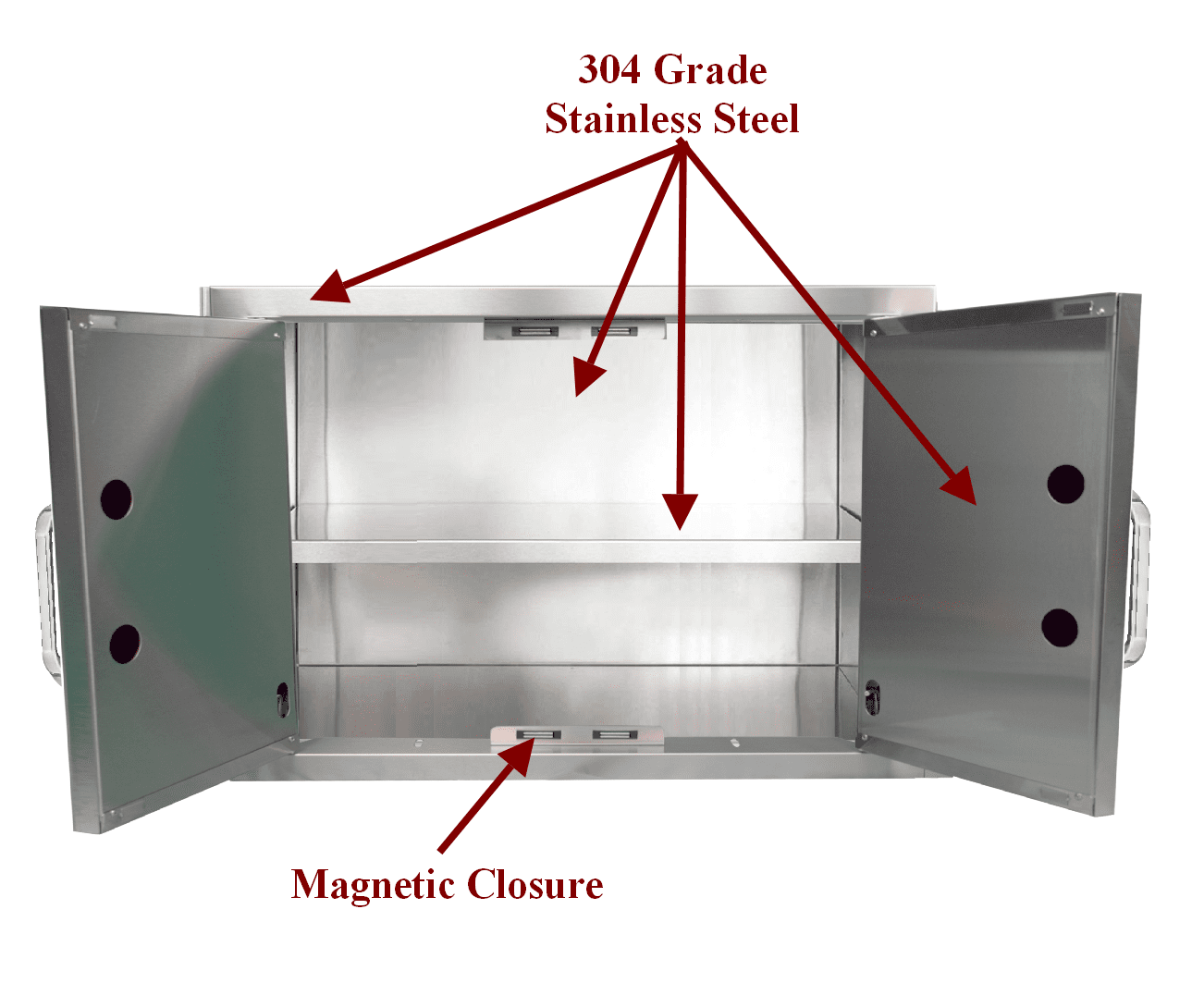 PCM 260 - 32" Sealed Dry Storage Pantry with Shelf