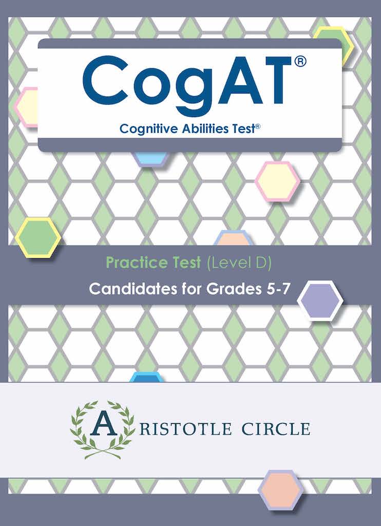 CogATⓇ Practice Test (Level D) Grades 5-7 NEW!
