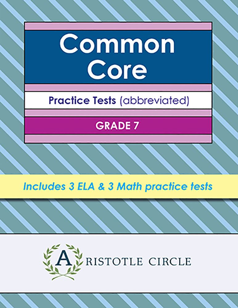 Common Core Grade 7 Practice Tests: New!