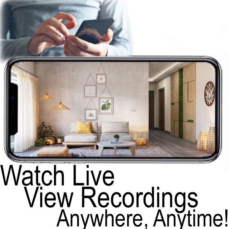 4K Ultra HD Wi-Fi Receptacle Power Outlet AC 120V AC Powered Spy Camera ...