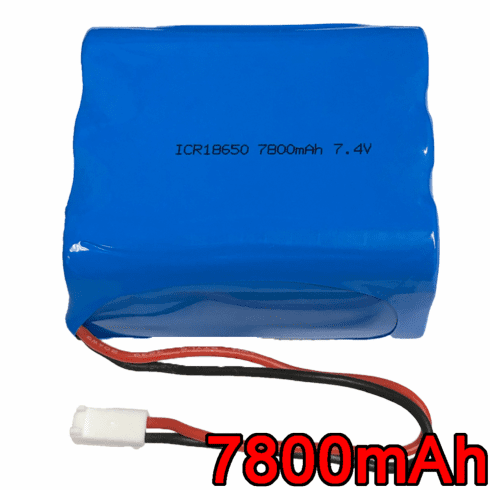 7.4V 7800mAh 57.72Wh 18650 6 Cell Battery Pack