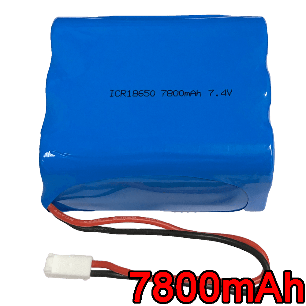 7.4V 7800mAh 57.72Wh 18650 6 Cell Battery Pack