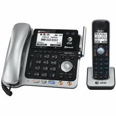 2 Line Telephones Corded Desk Two Lines Wall Dual Phone System