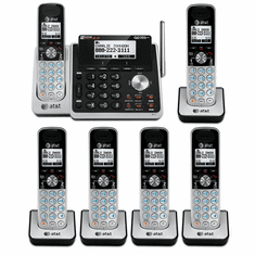 2 Line Telephones Corded Desk Two Lines Wall Dual Phone System