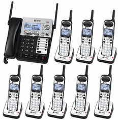 4-Line Phone Systems Small Business Corded + Cordless