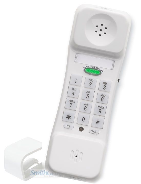 Cetis H2001 Single Piece Telephone with Bedrail Holder
