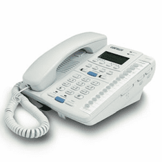 2 Line Telephones Corded Desk Two Lines Wall Dual Phone System