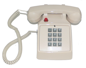 Cortelco 2500 ValueLine ASH Desk Phone w/ Ringer Light