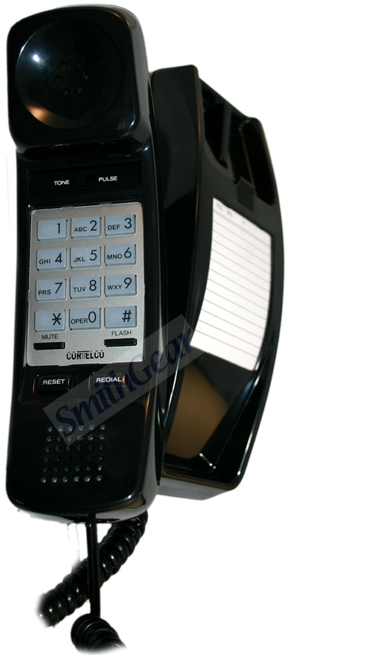 Cortelco 8150 Corded Desk/Wall Phone BLACK