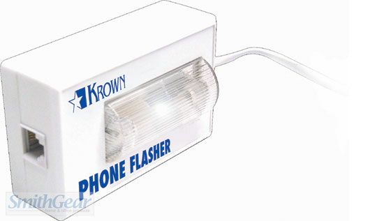 Krown Small Strobe Light Visual Phone Ringer PF200 Flashing Light