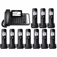 2 Line Telephones Corded Desk Two Lines Wall Dual Phone System