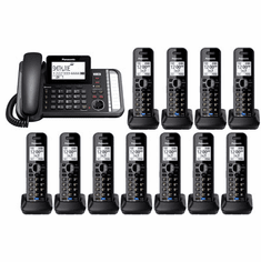 2 Line Telephones Corded Desk Two Lines Wall Dual Phone System