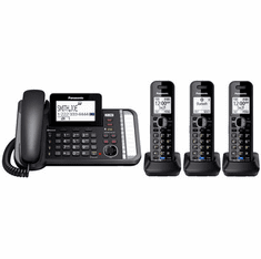 2 Line Telephones Corded Desk Two Lines Wall Dual Phone System