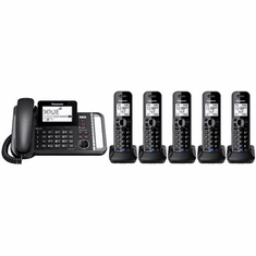 2 Line Telephones Corded Desk Two Lines Wall Dual Phone System