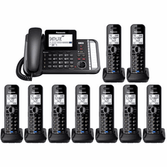 2 Line Telephones Corded Desk Two Lines Wall Dual Phone System