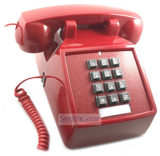 Scitec 25003 2510E Emergency Desk Phone RED