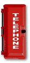 Viking Outdoor Telephone Enclosures Phone Box Weatherproof Red Black