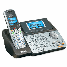 2 Line Telephones Corded Desk Two Lines Wall Dual Phone System