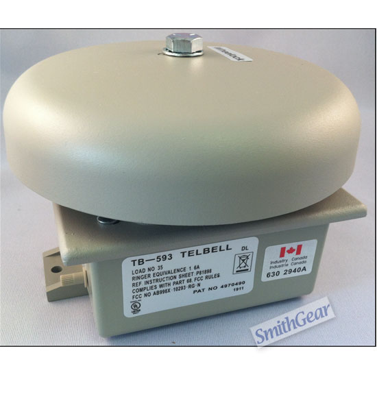 Wheelock TB-593 Loud Indoor/Outdoor Bell Phone Ringer External Noisy