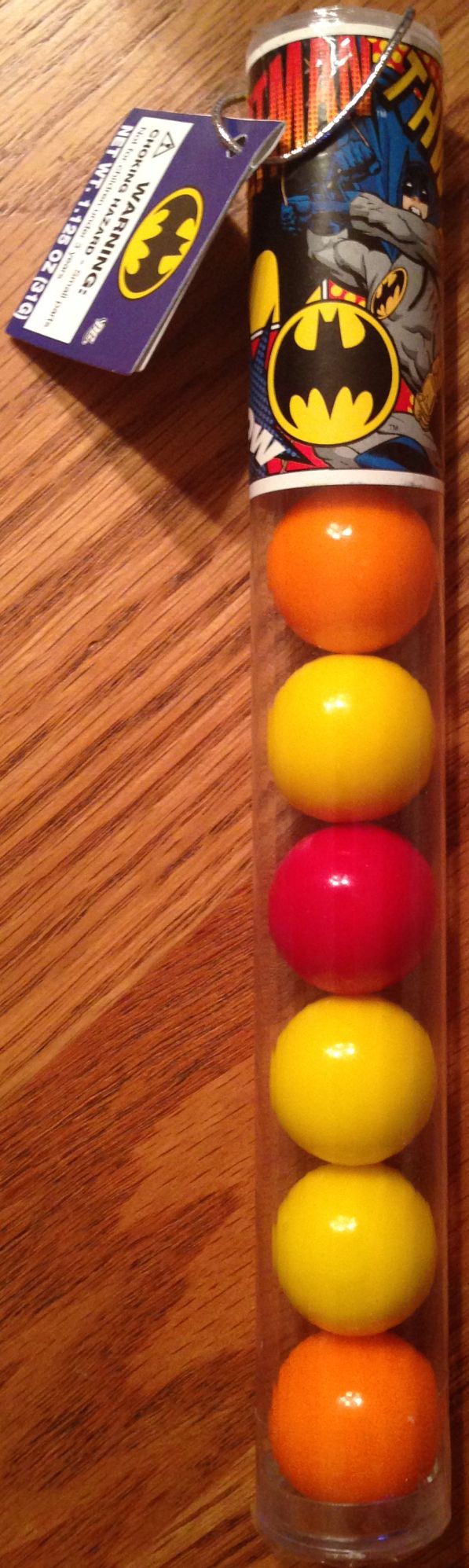 Batman Candy Comic Strips Gumball Tube