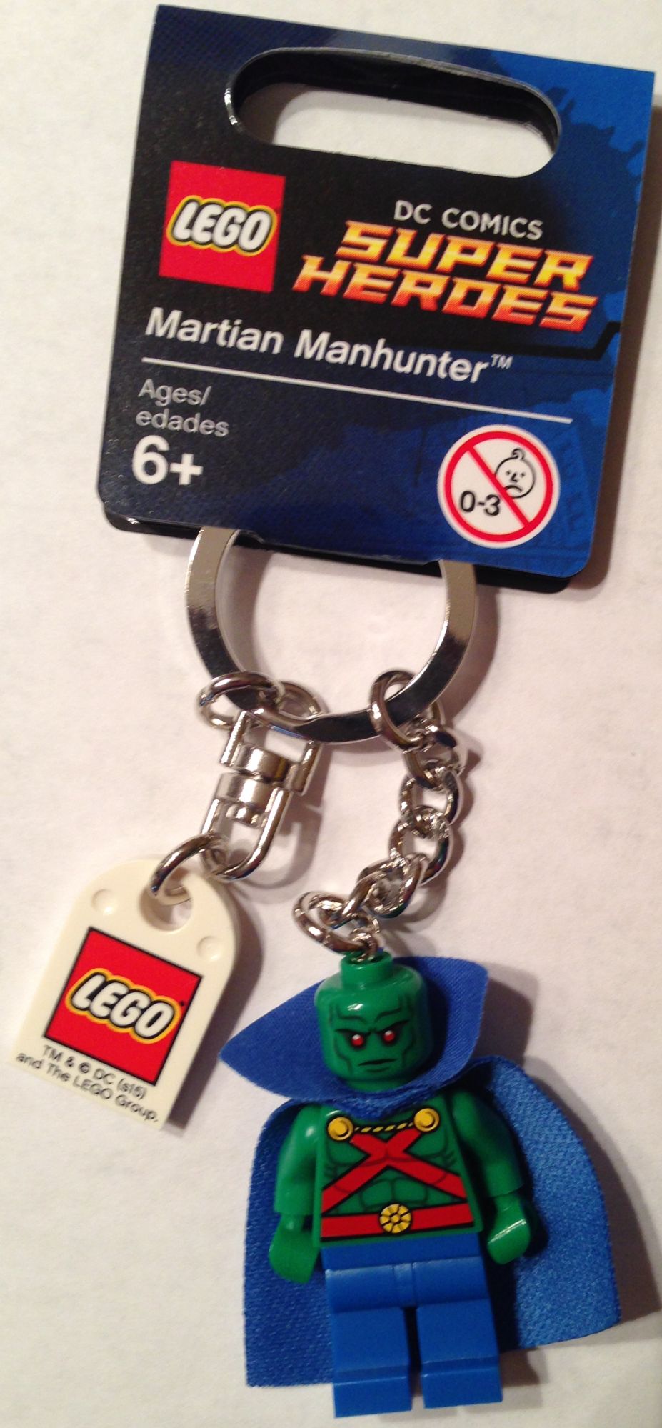 LEGO DC Universe Super Heroes Martian Manhunter Keychain