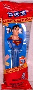 Superman PEZ Candy and Dispenser Package #1