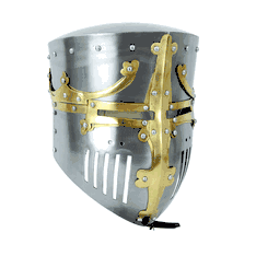Medieval Great Helms - Cruader Helmets - Spangenhelms