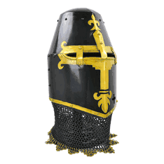 Medieval Great Helms - Cruader Helmets - Spangenhelms
