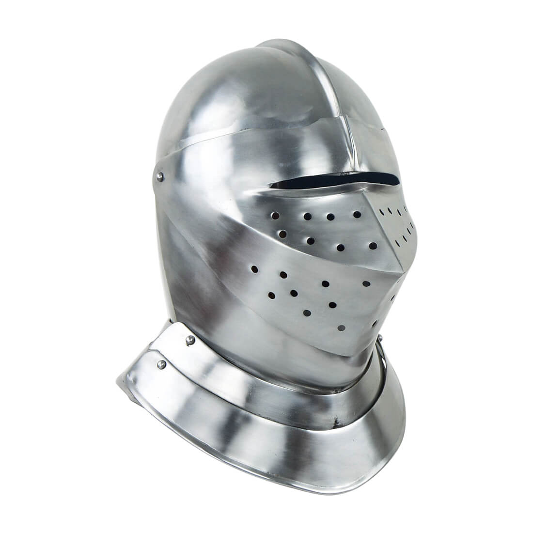 16th Century English Close Helm - 16 Gauge