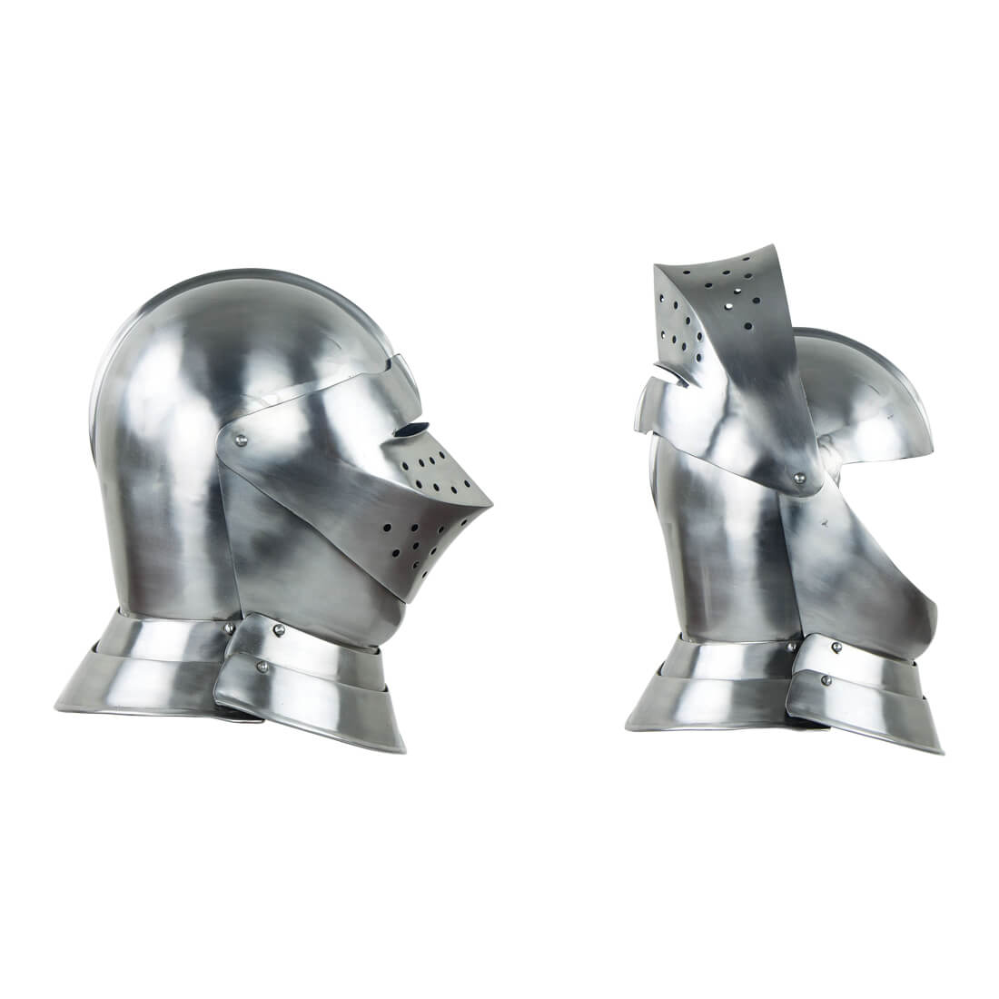 16th Century English Close Helm - 16 Gauge