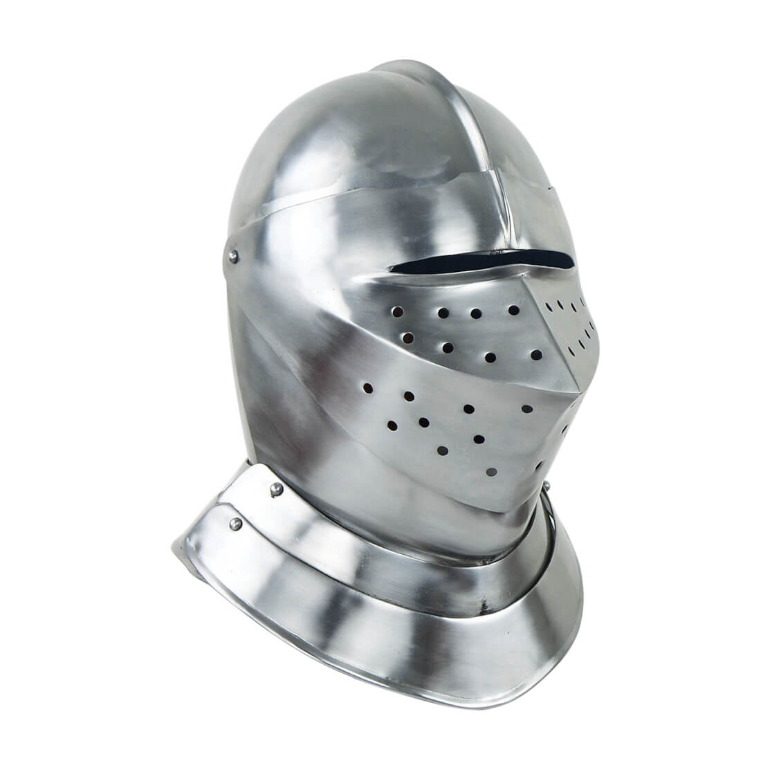 16th Century English Close Helm - 18 Gauge