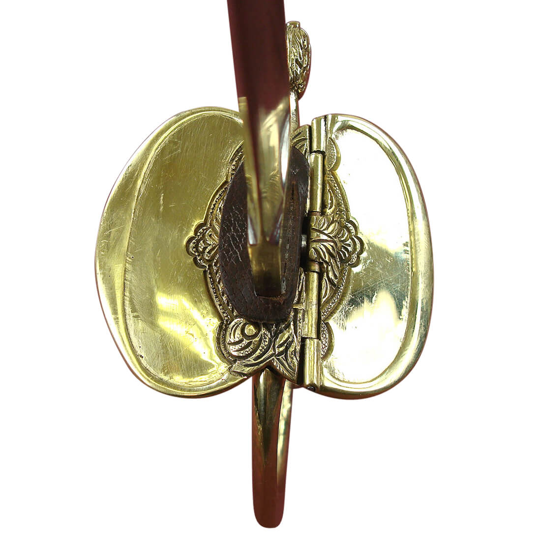 1796 Pattern British Infantry Sword - with folding guard, silver grip a