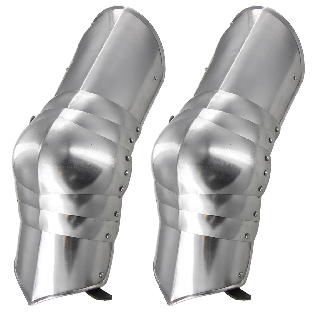 Avenger Medieval 18g Leg Plate Armor - 5J4-IN9556P18 by Armor Venue