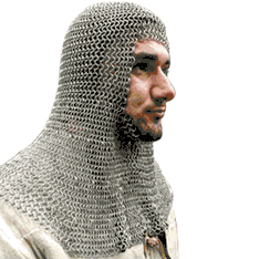 Chainmail Armor Coifs and Hoods - Butted, Riveted, and Aluminum