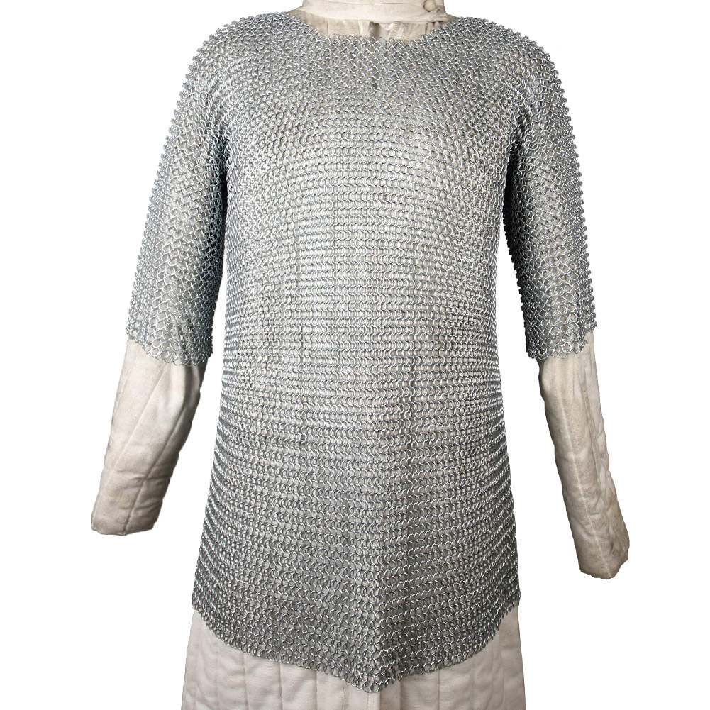 Battle Ready Chain Mail Body Armor Haubergeon X-Large IN149XL - Chainma