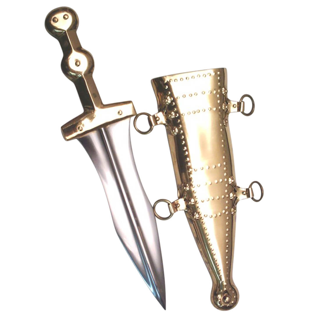 Brass Beaded Roman Pugio